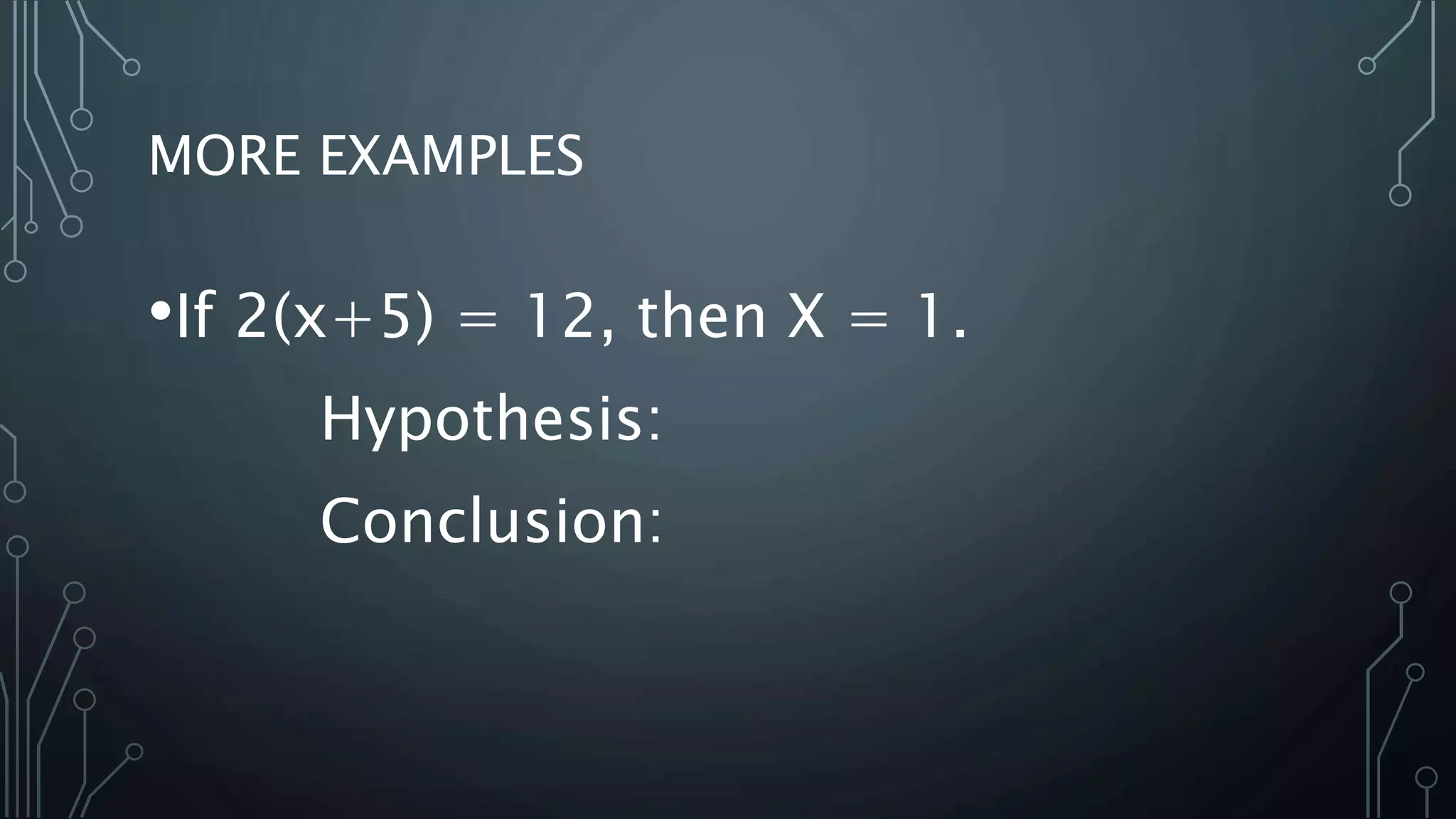 Conditional and biconditional statements | PPTX