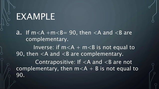 Conditional and biconditional statements | PPTX