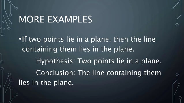 Conditional and biconditional statements | PPTX
