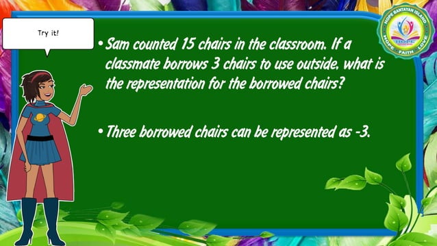 Math 7 lesson 10 representing problems with negative numbers | PDF