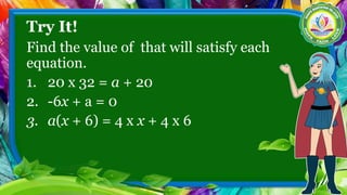 Math 7 lesson 11 properties of real numbers | PDF
