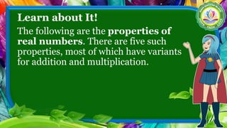 Math 7 lesson 11 properties of real numbers | PDF