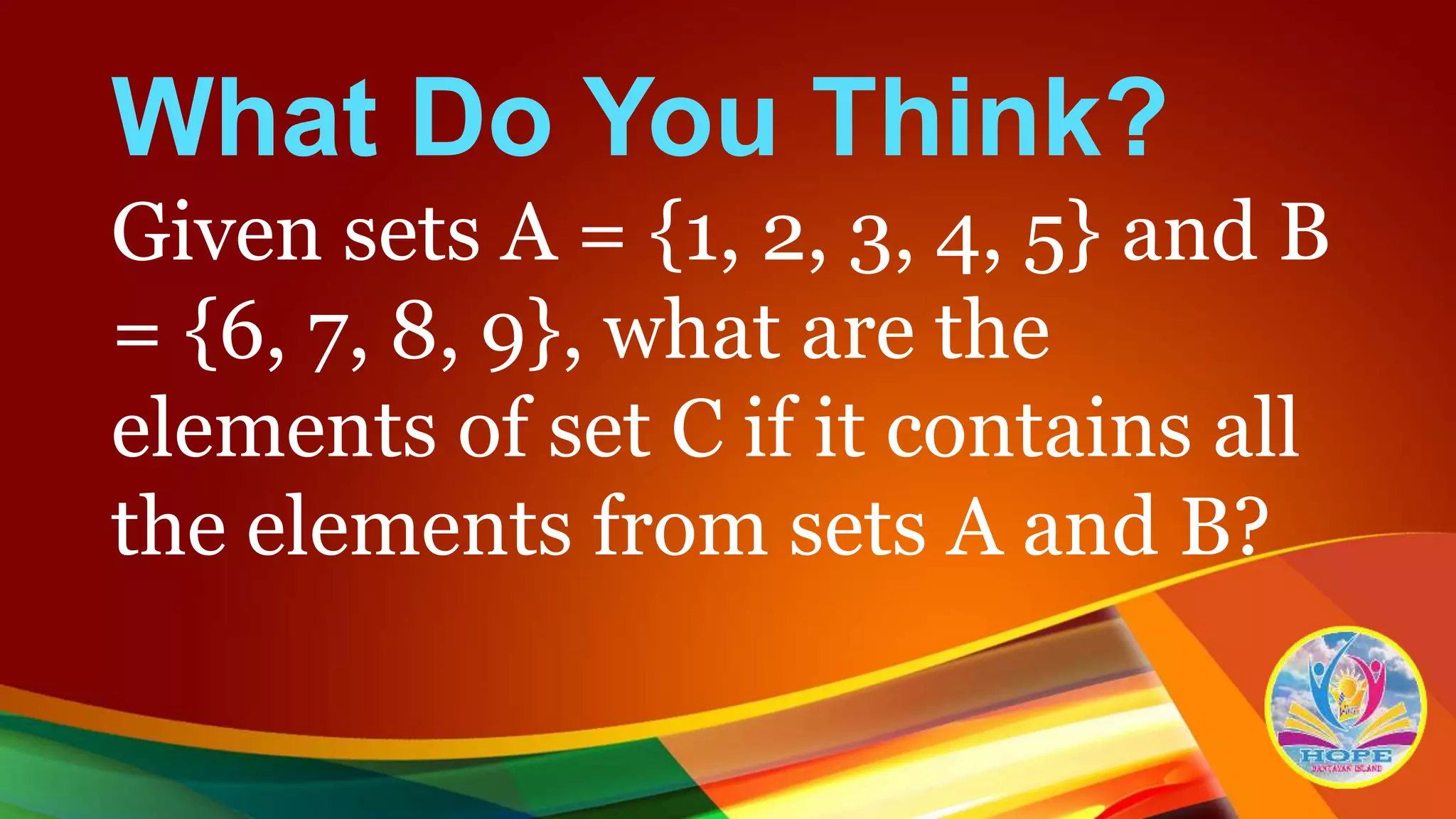 Math 7 | lesson 1 Sets | PPTX