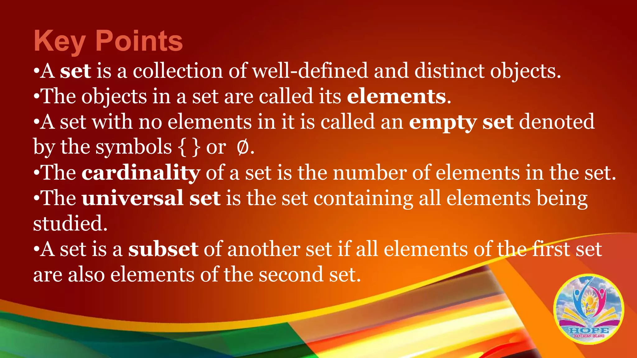 Math 7 | lesson 1 Sets | PPTX