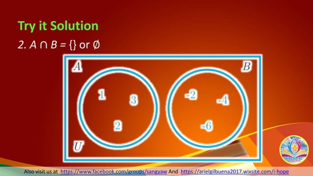 Math 7 | Lesson 2 Set Operations and the Venn Diagram | PPTX | Science