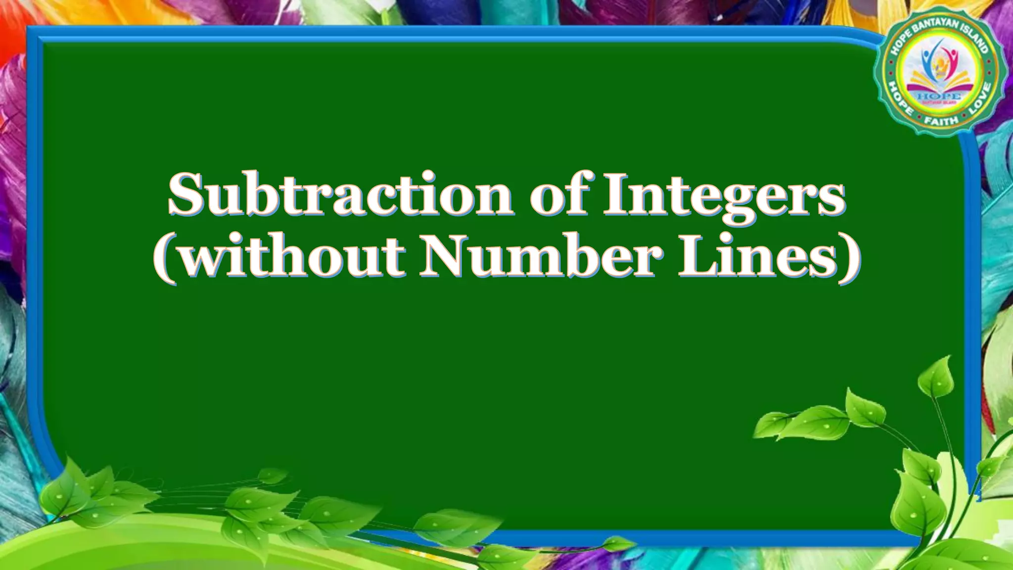 Math 7 lesson 6 subtraction of integers (without number lines) | PPT