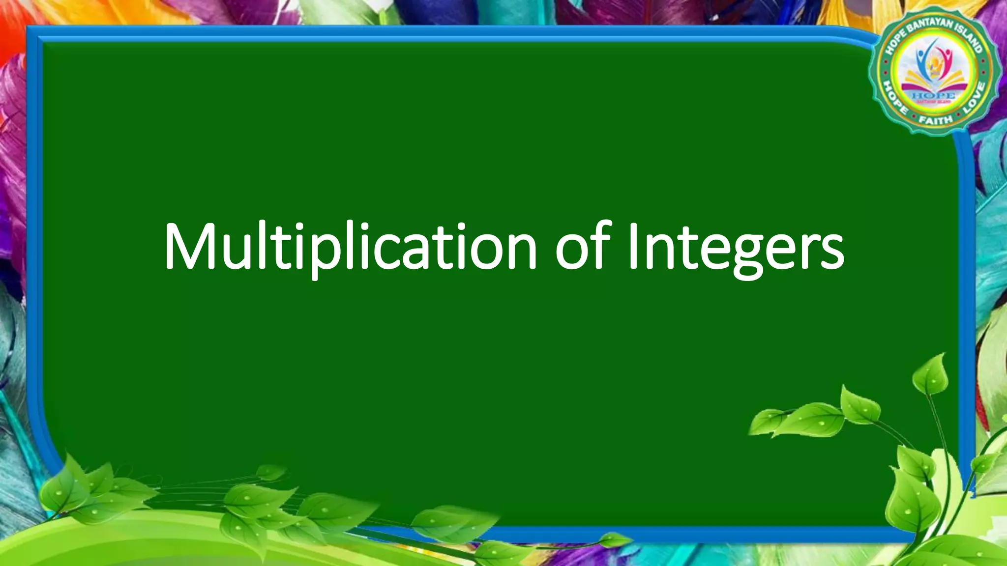 Math 7 lesson 8 multiplication of integers | PDF