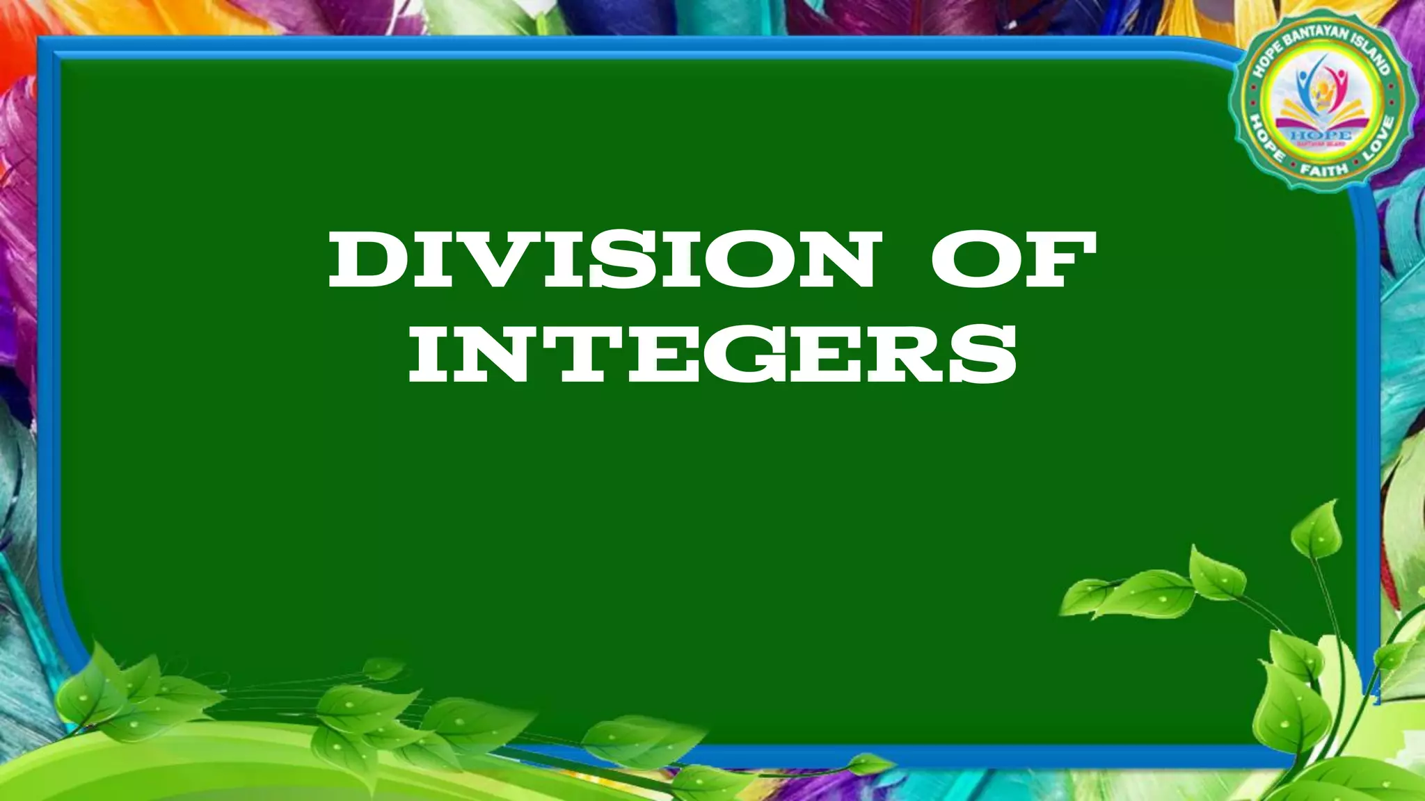 Math 7 lesson 9 division of integers | PDF
