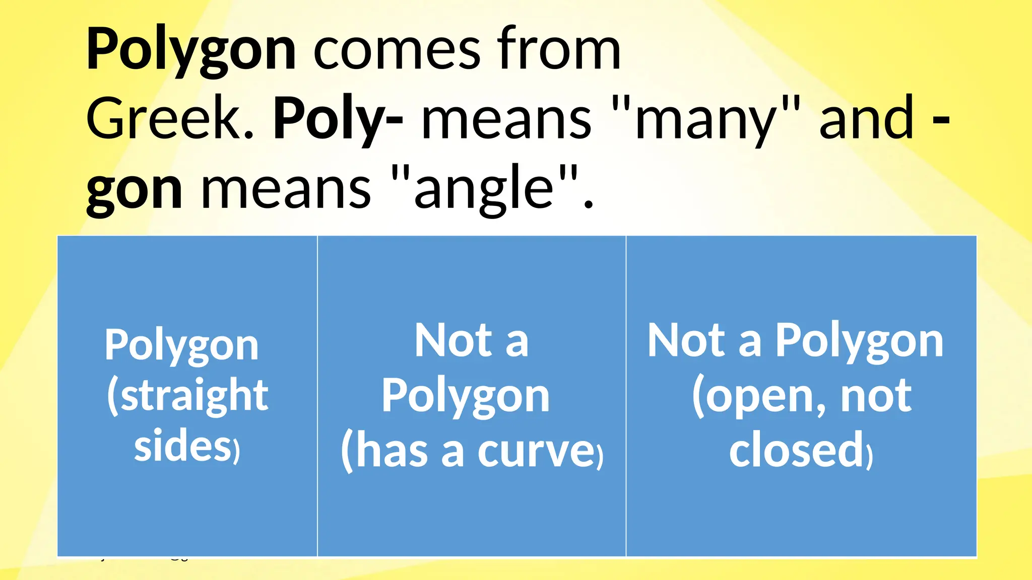 Draw and describe regular and irregular polygons with 5, 6, 8, or 10 ...
