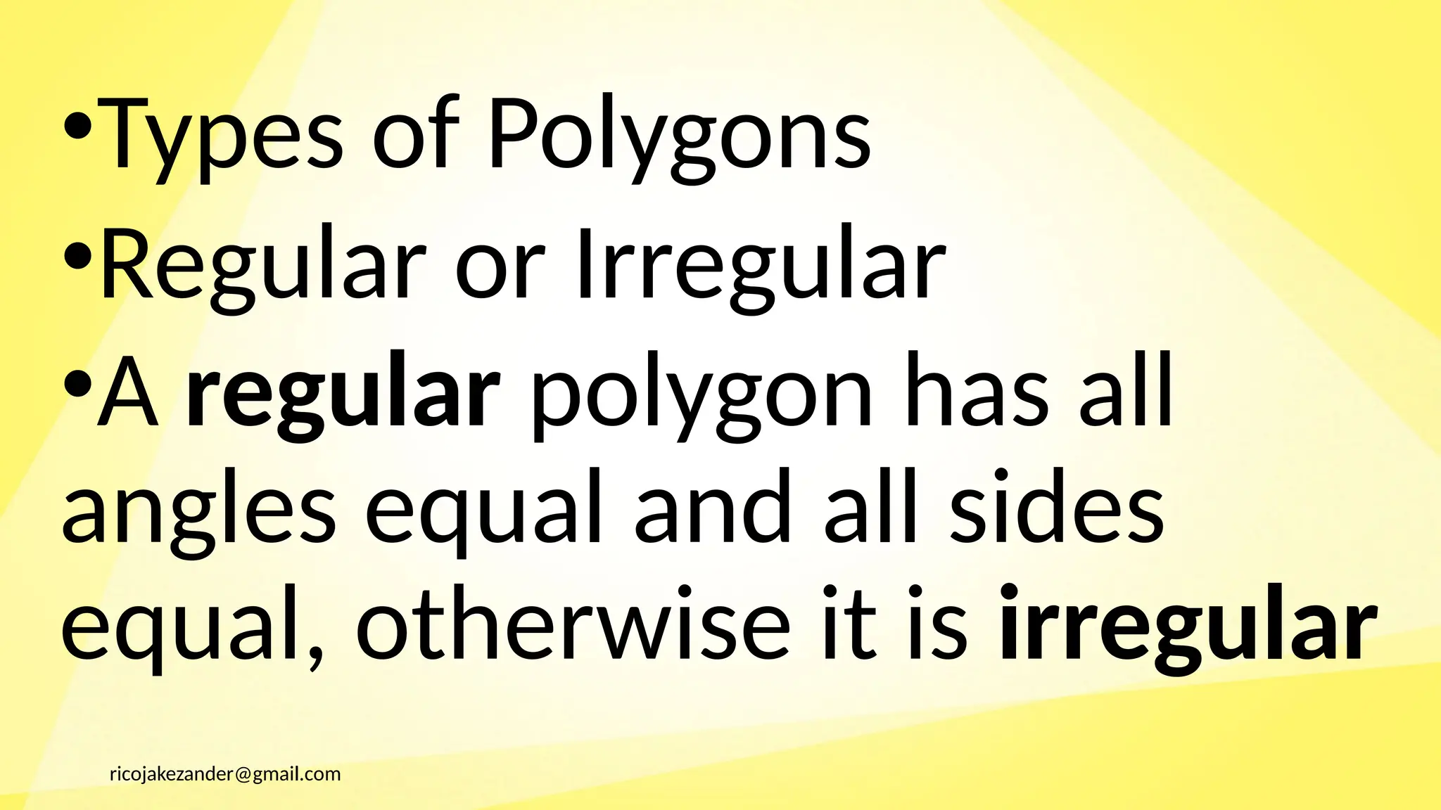 Draw and describe regular and irregular polygons with 5, 6, 8, or 10 ...
