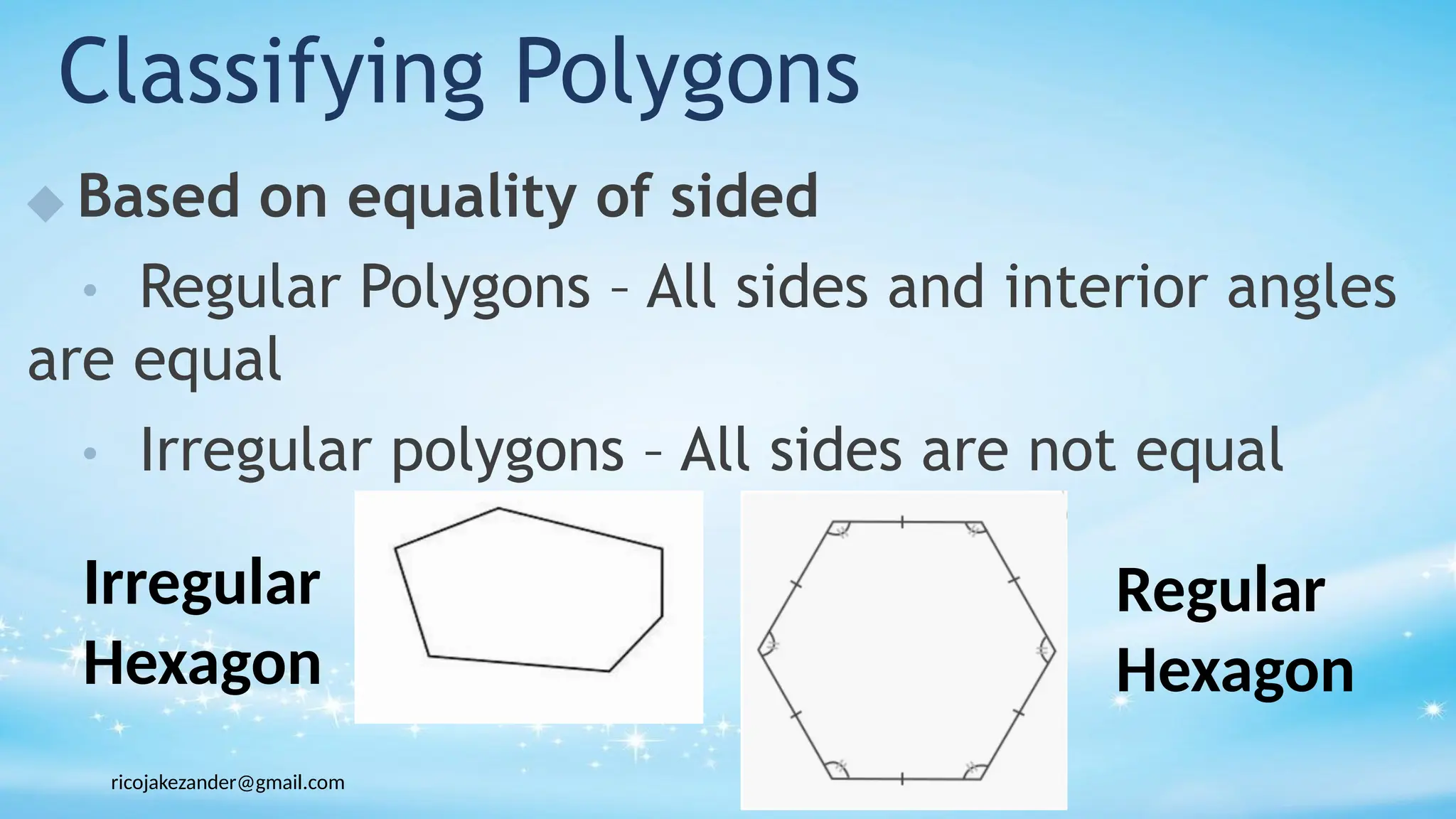 Draw triangles, quadrilaterals, and regular polygons (5, 6, 8, or 10 ...
