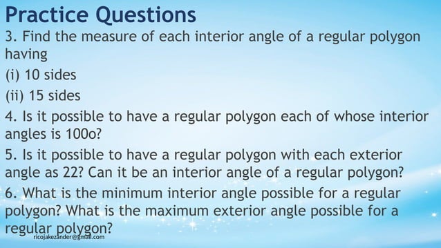 Draw triangles, quadrilaterals, and regular polygons (5, 6, 8, or 10 ...