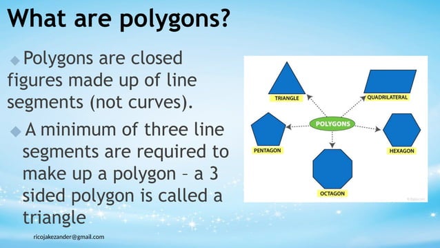 Draw triangles, quadrilaterals, and regular polygons (5, 6, 8, or 10 ...