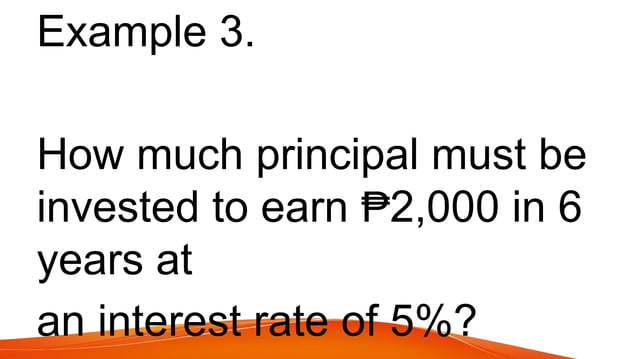 solving simple interest power point in math 7 | PPTX