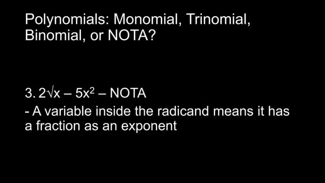 Math 7 – adding and subtracting polynomials | PPTX | Technology & Computing