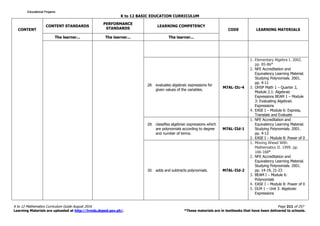 Math 7 Curriculum Guide rev.2016