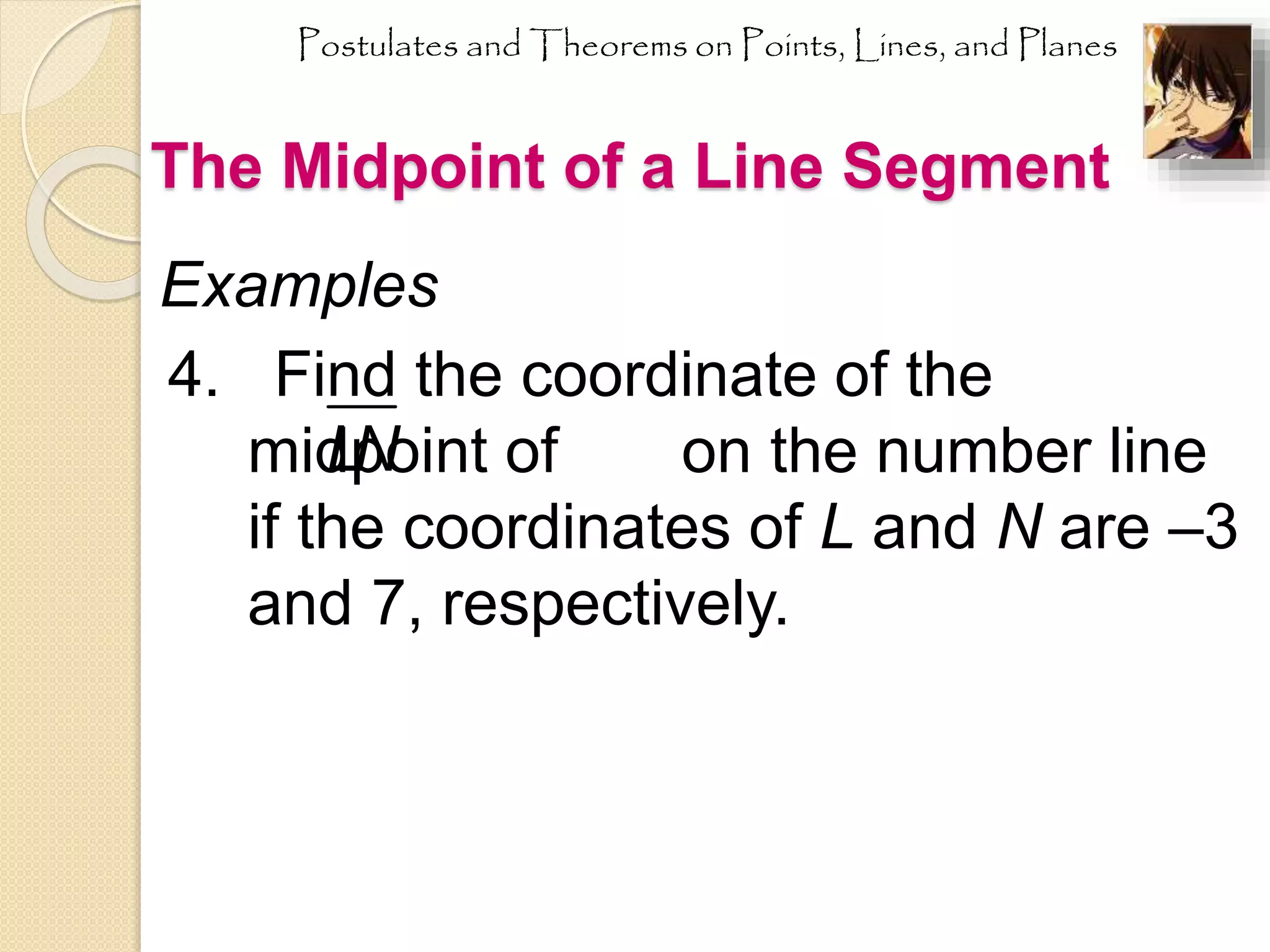 Math 7 geometry 02 postulates and theorems on points, lines, and planes ...