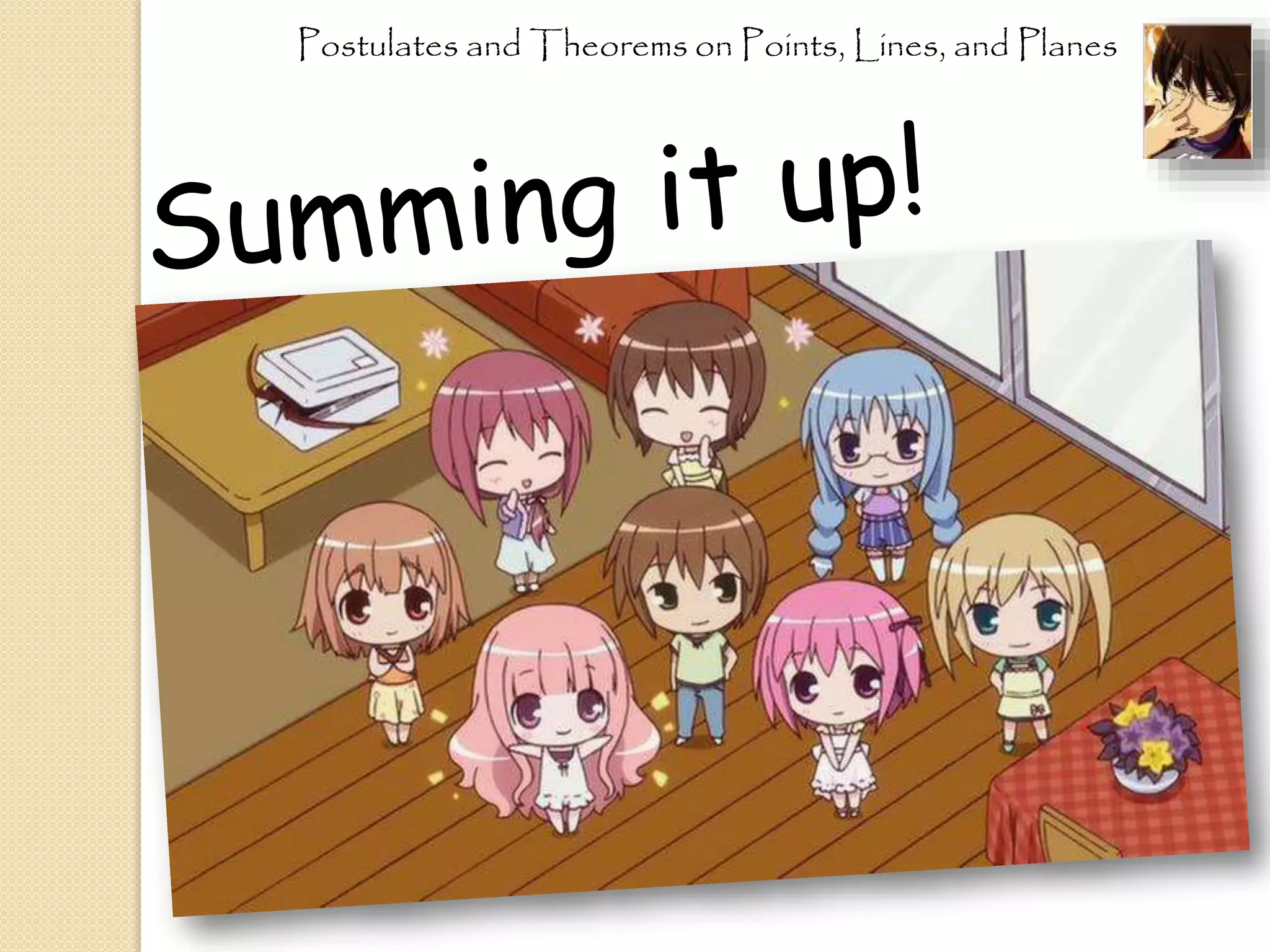 Math 7 geometry 02 postulates and theorems on points, lines, and planes ...