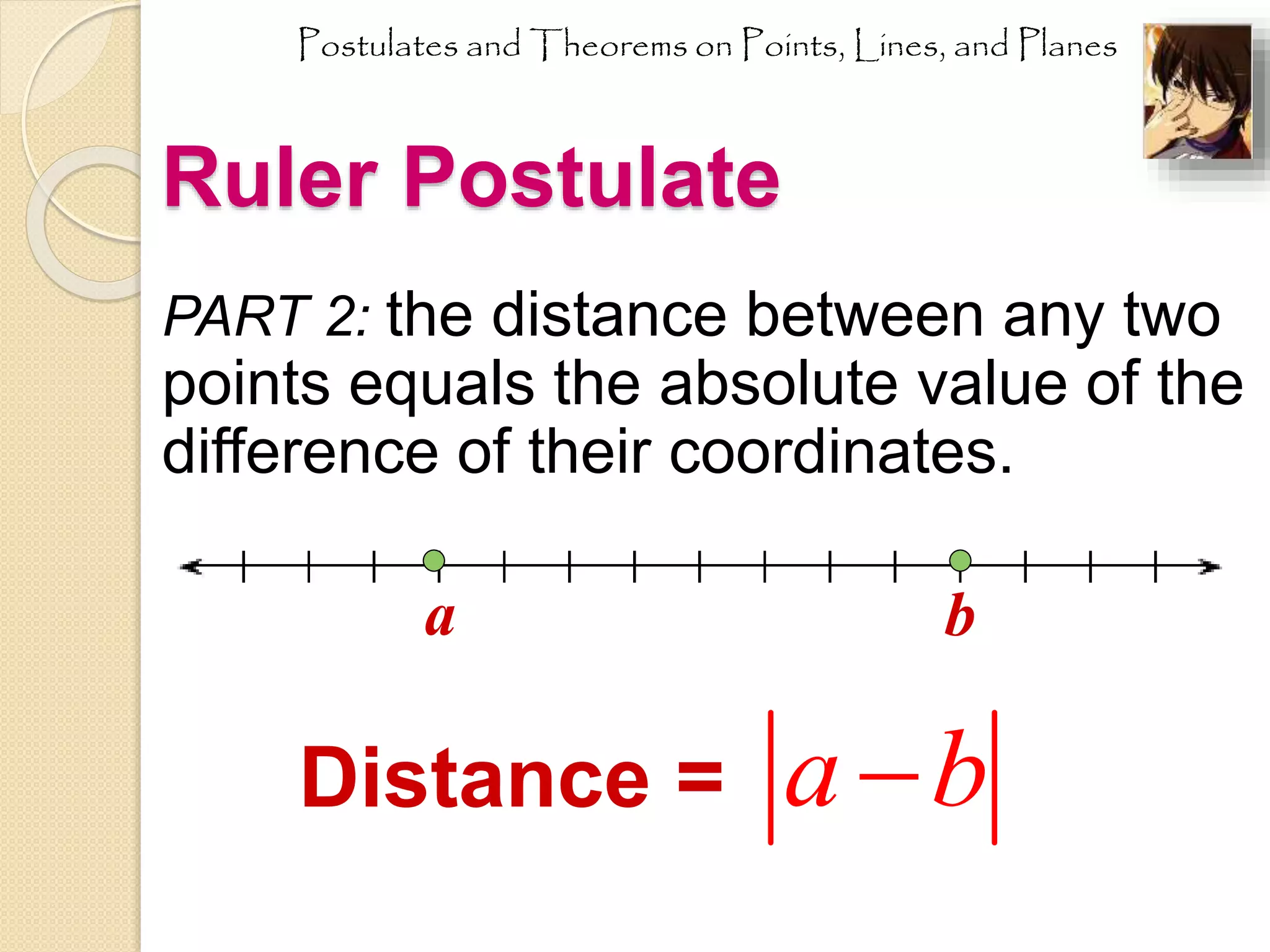 Math 7 geometry 02 postulates and theorems on points, lines, and planes ...