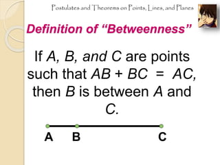 Math 7 geometry 02 postulates and theorems on points, lines, and planes ...