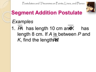Math 7 geometry 02 postulates and theorems on points, lines, and planes ...