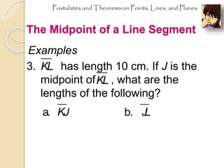Math 7 geometry 02 postulates and theorems on points, lines, and planes ...