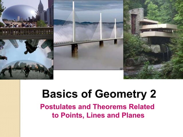 Math 7 geometry 02 postulates and theorems on points, lines, and planes ...