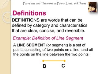 Math 7 geometry 02 postulates and theorems on points, lines, and planes ...