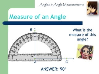 Math 7 geometry 03 angles and angle measurements | PPTX