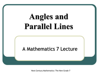 Math 7 geometry 04 angles, parallel lines, and transversals - grade 7 ...