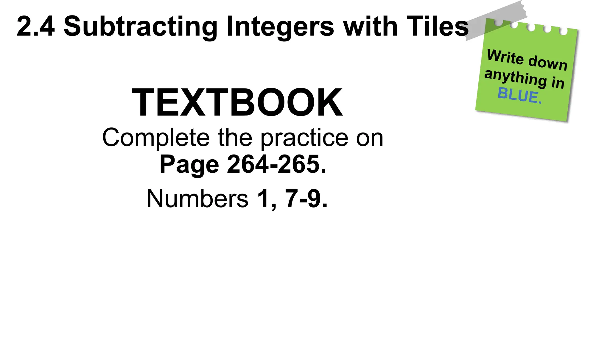 Math 7, Integers Notes.pptx | Games and Puzzles | Hobbies & Interests