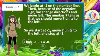 Math 7 lesson 5 subtraction of integers | PDF