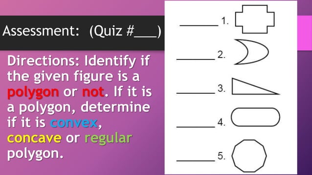 Math 7 POLYGONS power point presentation | PPTX