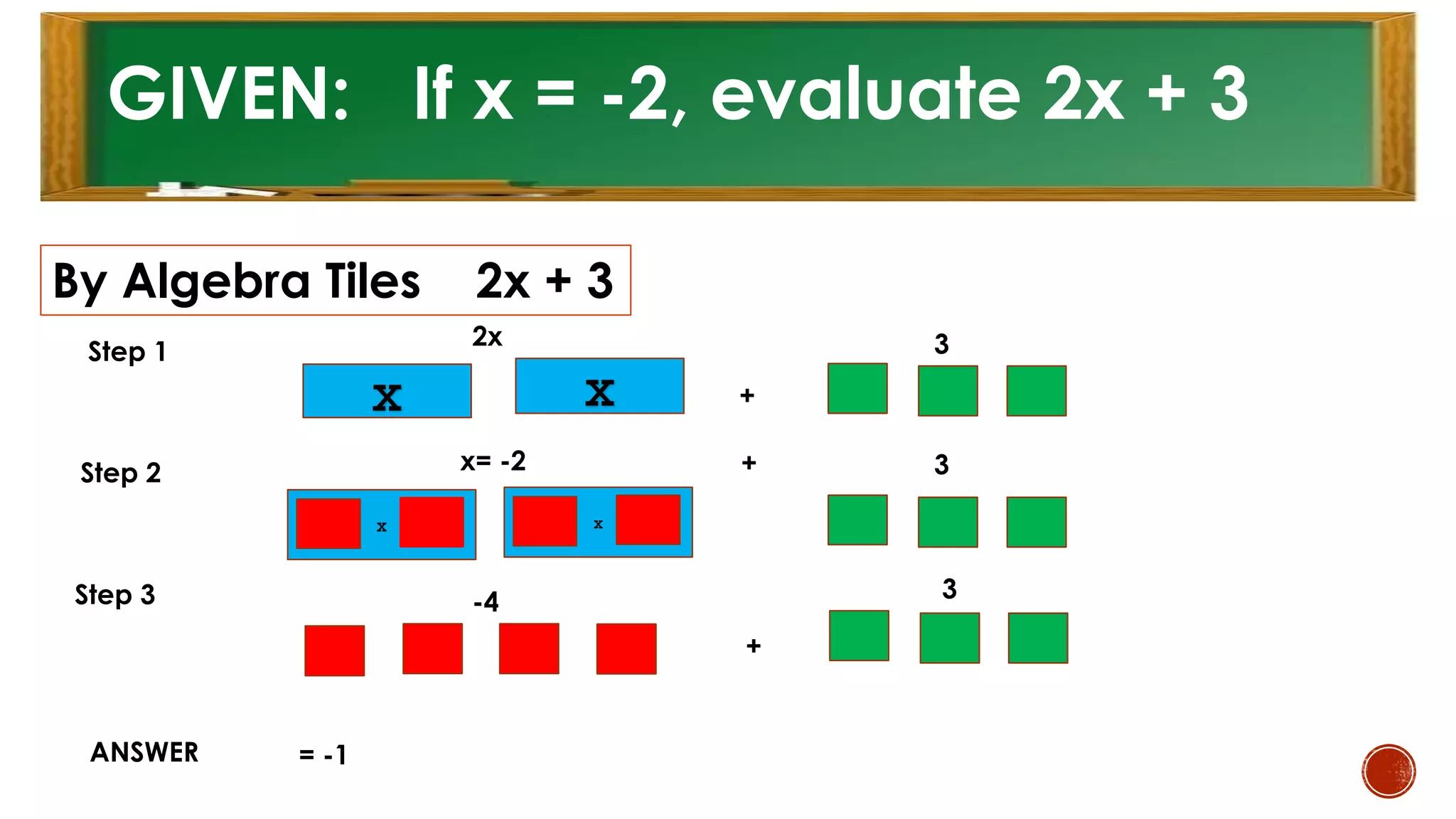 Evaluating Algebraic Expression | PDF
