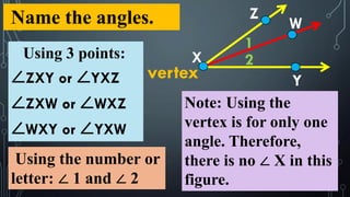 Naming Angles and Its Kinds | PDF