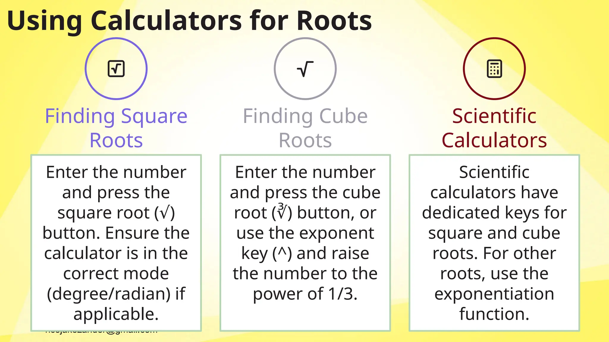 math 7 q2 1 Determining Square and Cube Roots of Perfect Squares and ...