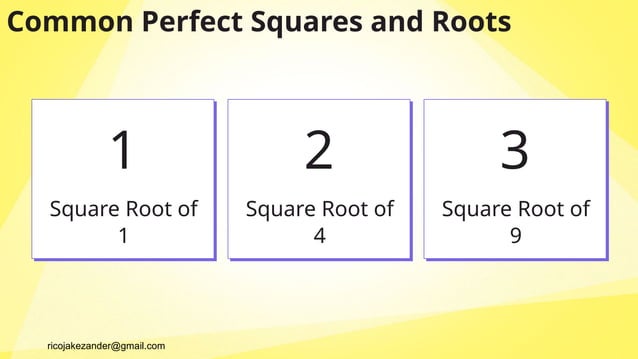 math 7 q2 1 Determining Square and Cube Roots of Perfect Squares and ...