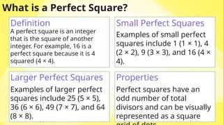 math 7 q2 1 Determining Square and Cube Roots of Perfect Squares and ...
