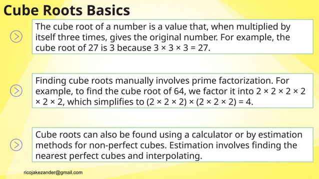 math 7 q2 1 Determining Square and Cube Roots of Perfect Squares and ...