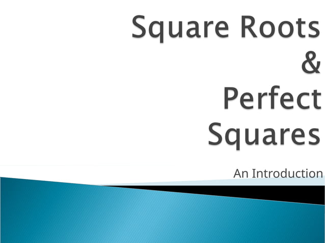 Math 7 Q2 W1 Perfect Square and Perfect Cube.ppt | Science