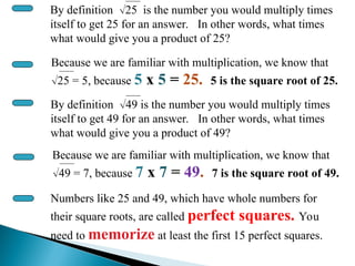 Math 7 Q2 W1 Perfect Square and Perfect Cube.ppt | Science