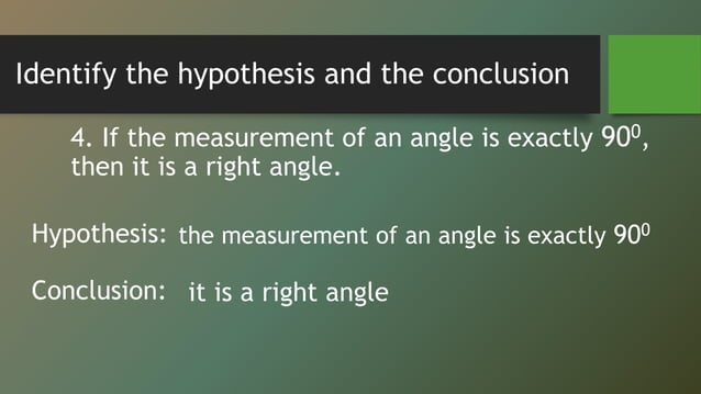 Mathematics 8 quarter 3 conditional statements | PPT