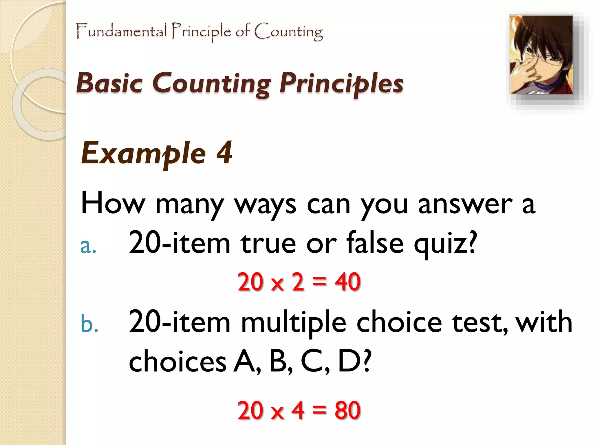 CABT Math 8 - Fundamental Principle of Counting | PPTX