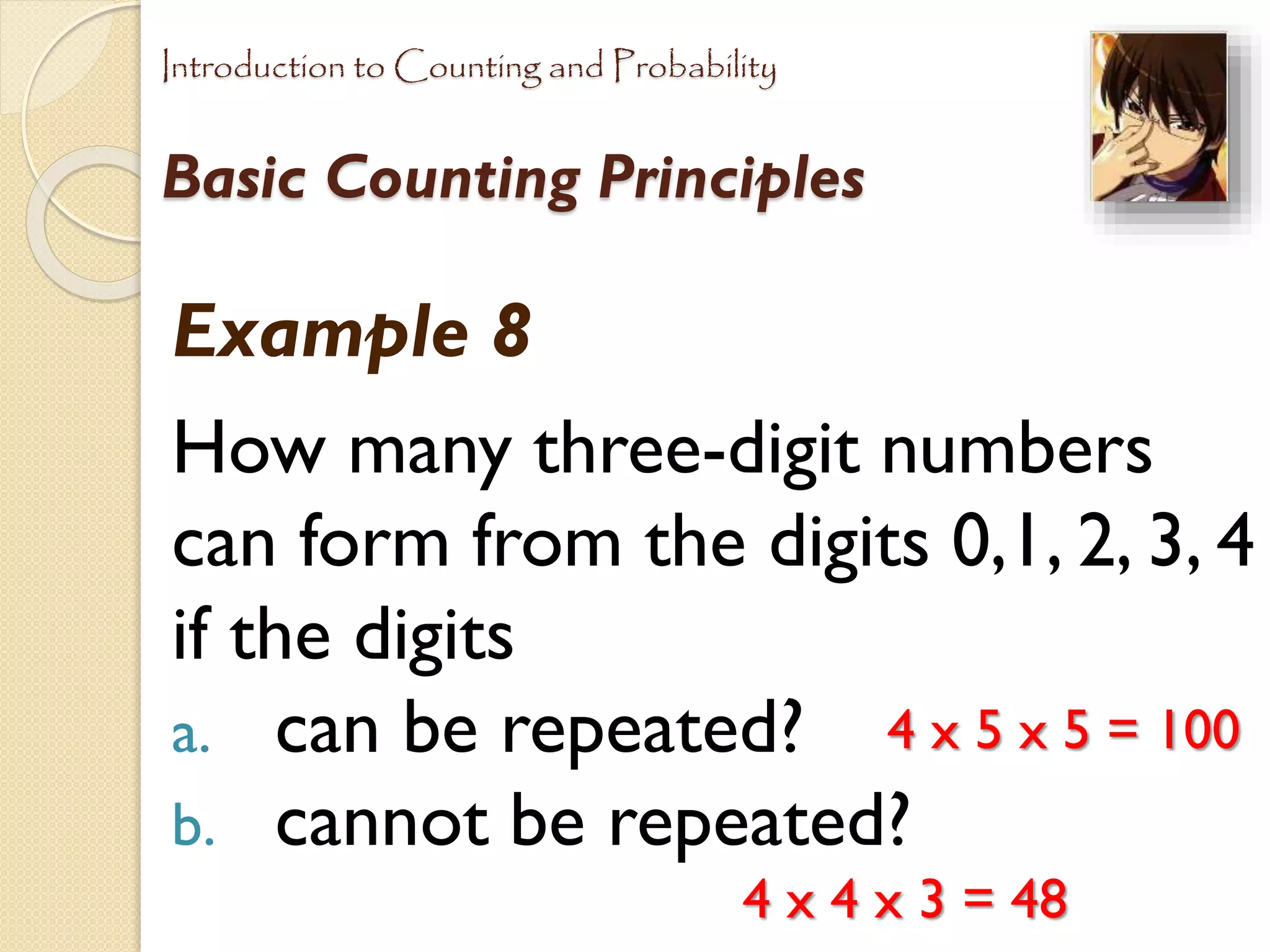 CABT Math 8 - Fundamental Principle of Counting | PPTX