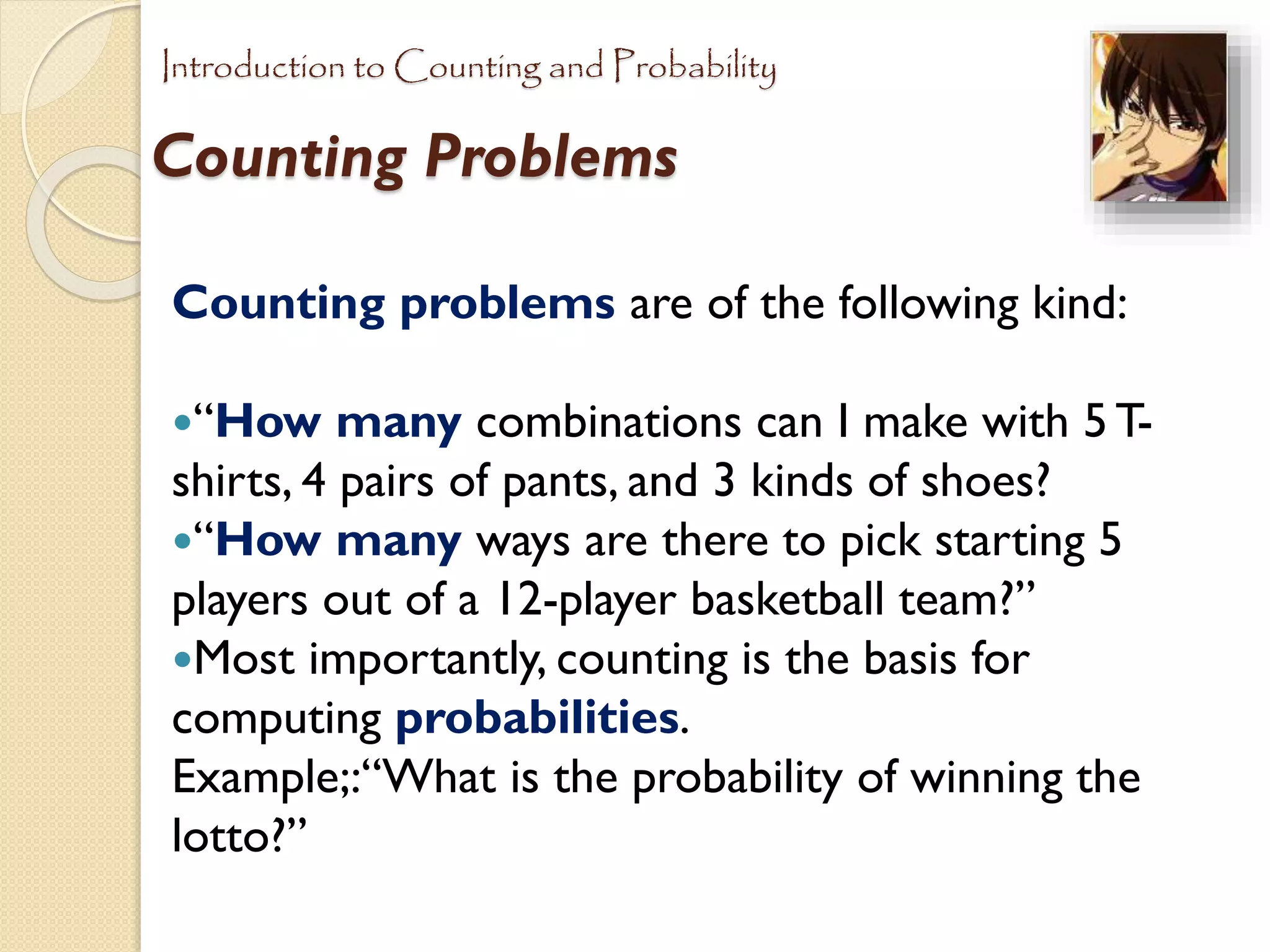CABT Math 8 - Fundamental Principle of Counting | PPTX | Physics | Science
