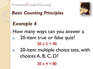 CABT Math 8 - Fundamental Principle of Counting | PPTX