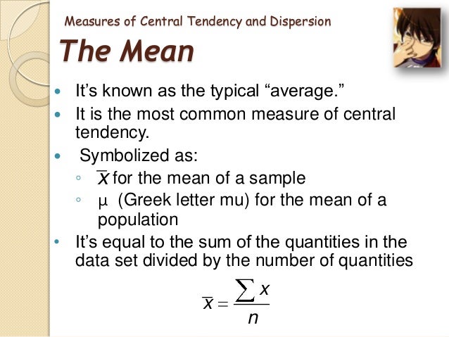 CABT Math 8 measures of central tendency and dispersion