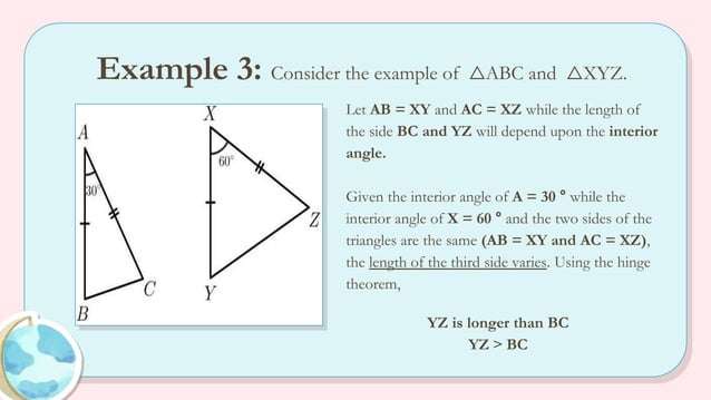 MATH 8_Angle-side, Hinge and Converse of Hinge Theorem.pptx | Science