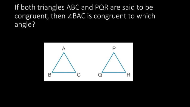 Math 8 – congruent triangles | PPTX | Geography | Science