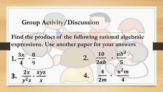 Multiplying Rational Algebraic Expression .pptx